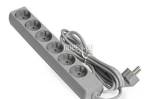 Удлинитель ExeGate ECE-6-3G 6 Sockets 3m Grey