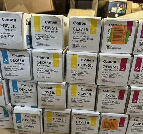 Комплект цветных C-EXV51YL C-EXV51ML C-EXV51Cl