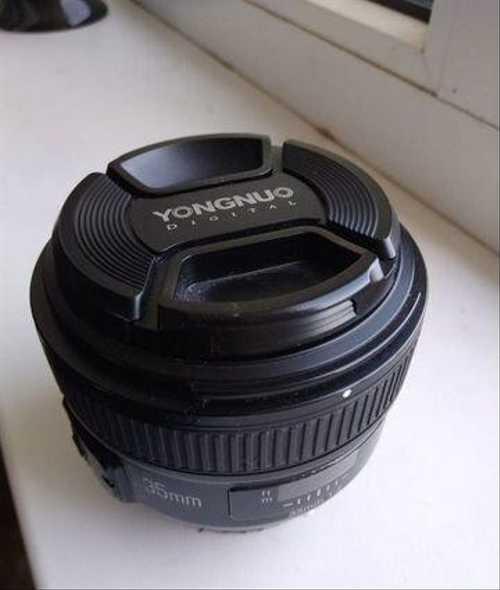 Объектив для Nikon Yongnuo 35 mm 2.0 автофокус