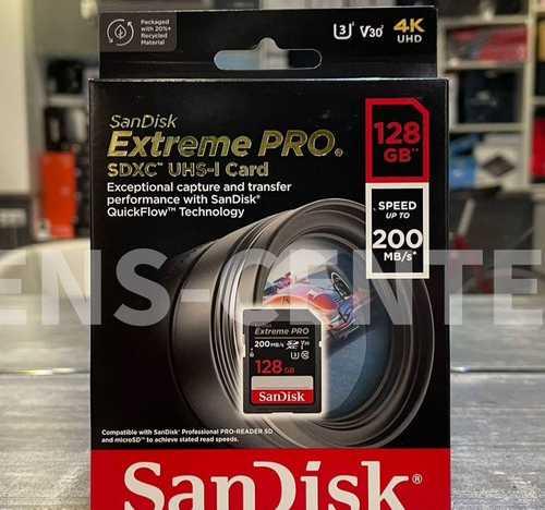 SanDisk 128GB Extreme PRO UHS-I sdxc 200mb/s