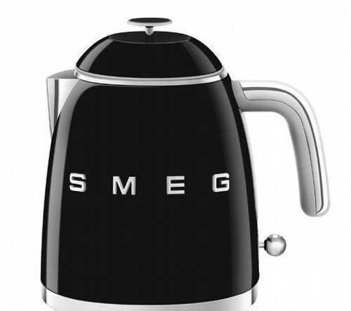 Чайник электрический smeg klf05bleu, черный глянце