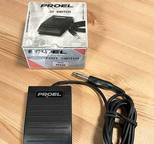 Педаль контрольная foot swich Proel PFS28