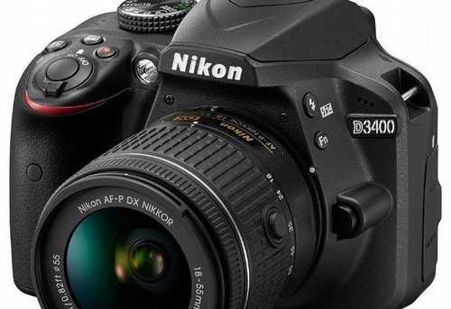 Nikon D3400 Kit AF-P DX 18-55mm F/3.5-5.6G VR