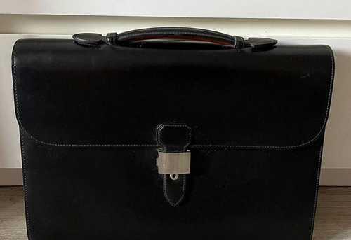 Мужской кожаный Портфель Dunhill