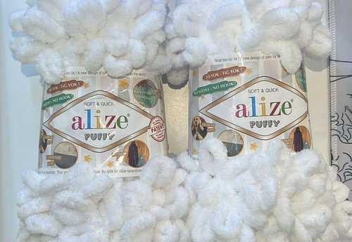 Пряжа alize puffy 55 и 31 оттенки