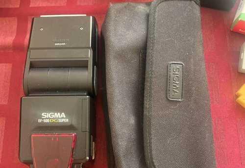 Вспышка камеры Sigma EF-500 DG Super