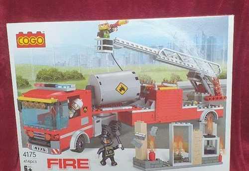 Конструктор cogo Пожарная эвакуационная машина
