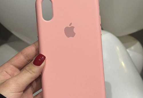 Новый Чехол на iPhone XR Розовый женский