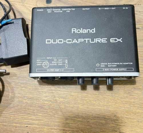 Звуковая карта roland duo capture ex