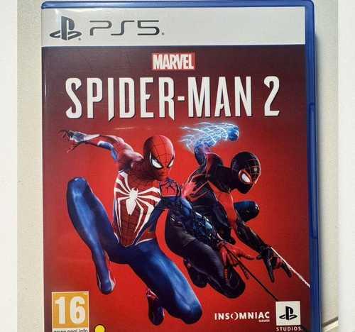 Человек паук 2 ps5 Spider man 2 игра диск