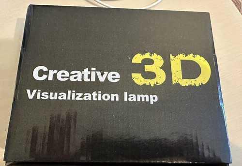 3d ночник, динозавр