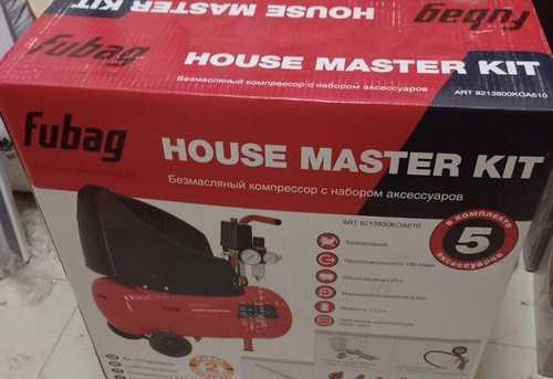 Компрессор безмасляный house master KIT, 24 л