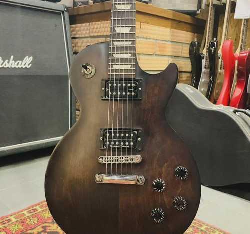 Электрогитара Gibson Les Paul LPJ HH Chocolate Sat