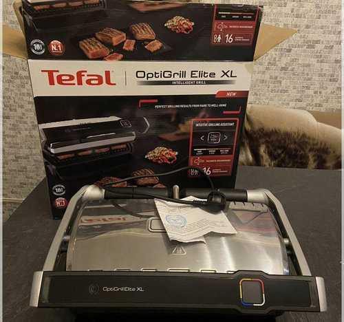 Электрогриль Tefal optigrillelitexlgc760D30(новая)