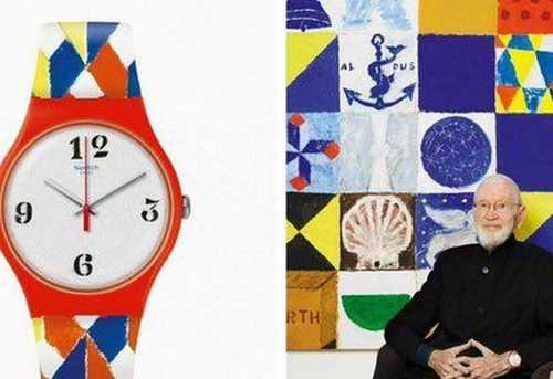 Часы Swatch suoz312S Joe Tilson Venetian Art 2019