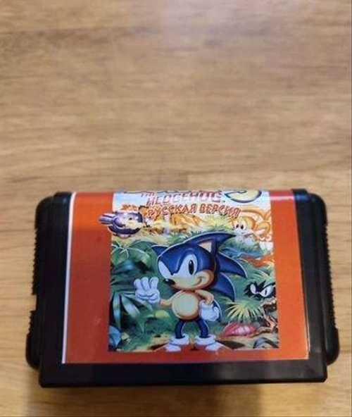 Картридж sega Sonic 3