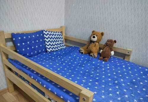 Детская кровать от 3 лет с матрасом Аскона Teeny
