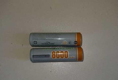 Новые литиевые батарейки 8000mah