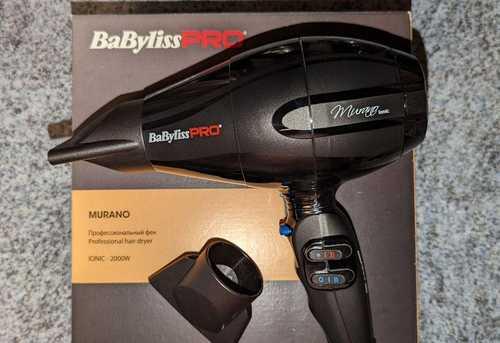 Фен BaByliss Pro murano Ionic BAB6160inre
