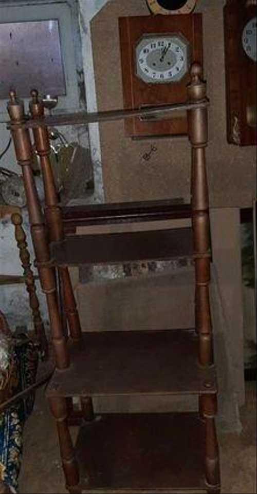 Старинная этажерка массив