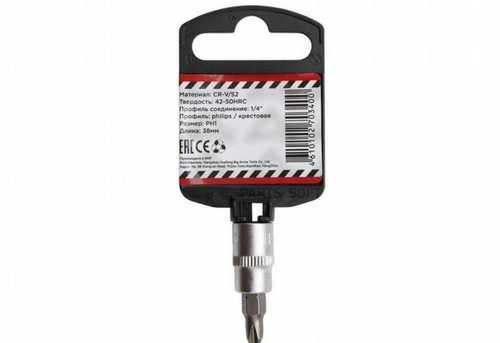 Arnezi R0004101 Головка 1/4" со вставкой PH1 L38