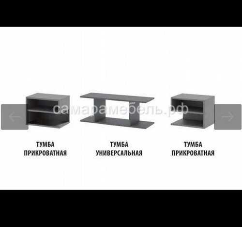 Тумба/полки 3 модуля