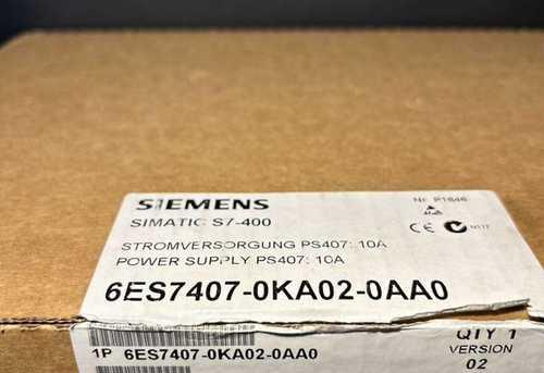Блок питания Siemens 6ES7407-0KA02-0AA0
