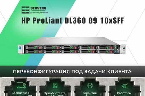 HP DL360 G9 10xSFF/2xE5-2637v3/12х16Gb/2x500WT