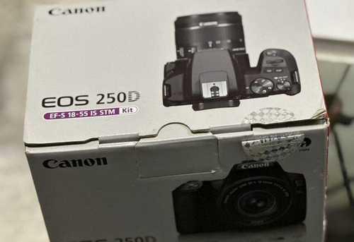 Зеркальный фотоаппарат canon EOS 250D