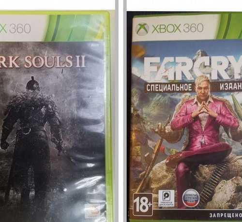 Игры Dark souls 2 и Farcry 4 для Xbox 360