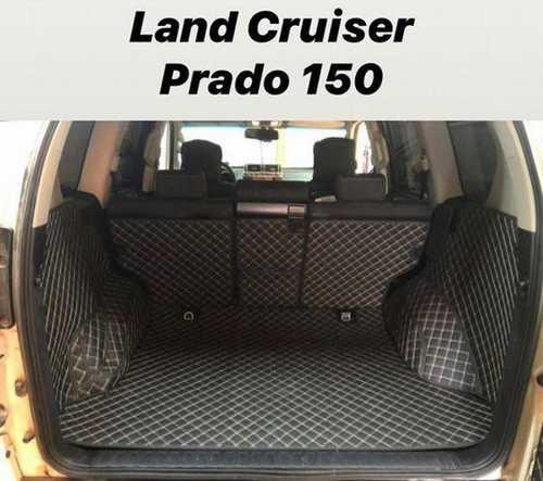 Prado 150 3D 3Д ковер из эко кожи в багажник O5NY7