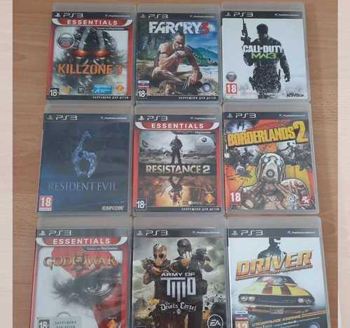 Игры ps3 - Killzone 3, Farcry 3, Call of duty и др