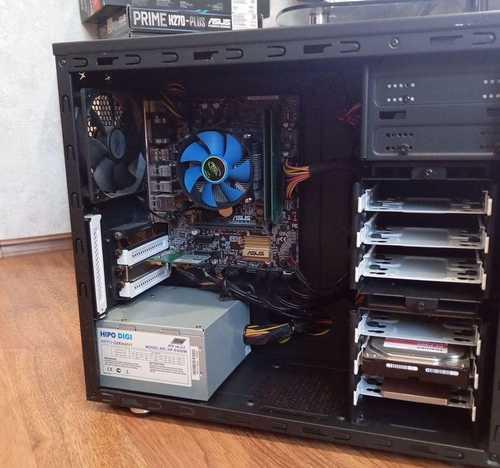 Компьютер на i3-6100 H110M-plus 16Gb SSD s1151