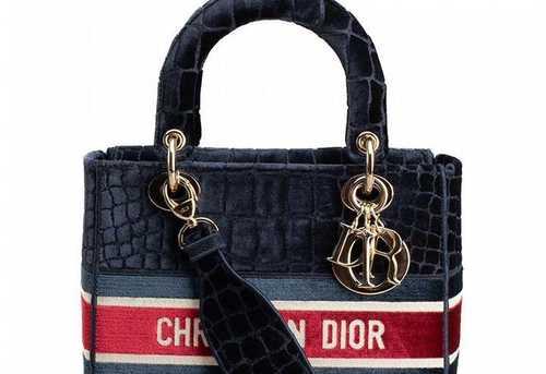 Сумка Dior Lady D-Lite Velvet Medium
