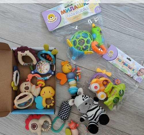 Наборы погремушек, baby rattle, зебра, новые