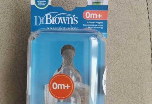 Соска для бутылочки Dr. Brown's с узким горлышком
