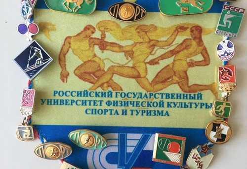 Значки спорт СССР с вымпелом гцолифк