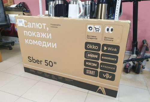 Умный телевизор Sber 126см 4K Wi-Fi салют Новый