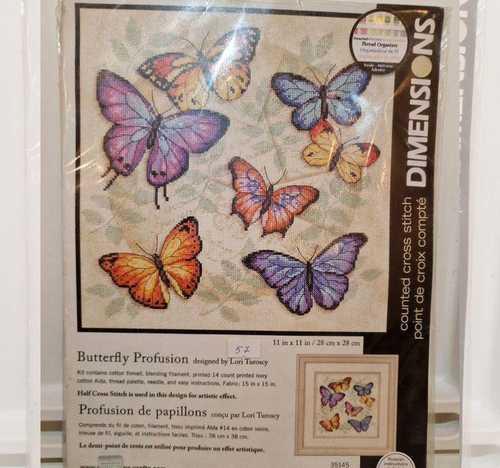 Набор для вышивания Dimensions Butterfly Profusion