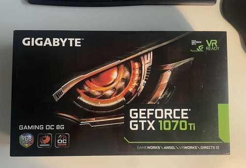 Gygabite GeForce GTX 1070 ti 8 gb