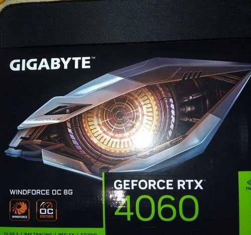 Видеокарта Gigabyte RTX 4060 windforce oc 8gb