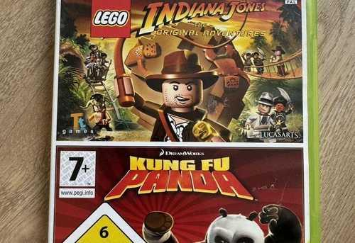 Indiana jones + kung fu panda xbox 360