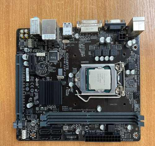 Материнская плата Gigabyte H310M+Процессор Core i5