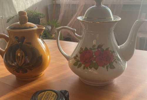 Чайник керамика и фарфор
