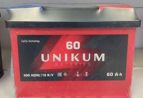 Аккумулятор Unikum. Юникум 60. Казахстан