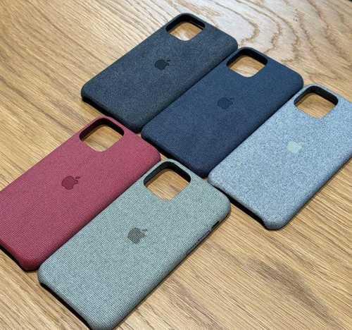 Чехол на iPhone 11 Pro тканевый