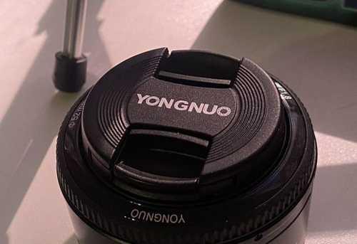 Объектив yongnuo 50mm
