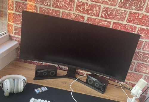 Битый монитор Xiaomi Curved Gaming 34"