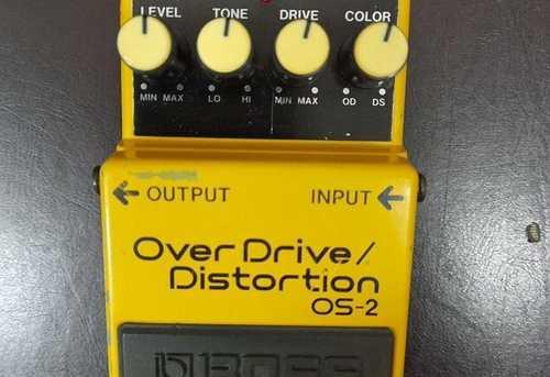 Гитарная педаль boss OverDrive/Distortion OS-2