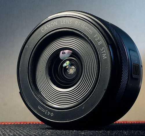 Canon RF 16mm f 2.8 stm объектив